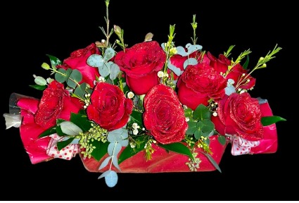 Candy Wrapper Bouquet Limited Edition Red Glitter Roses Must be Ordered ...