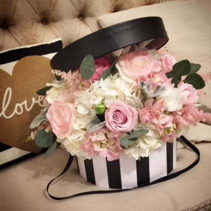 Hat Box Flower Arrangements | Best Flower Site