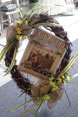 John Deere Tractor Flower Arrangement Funeral | Best Flower Site