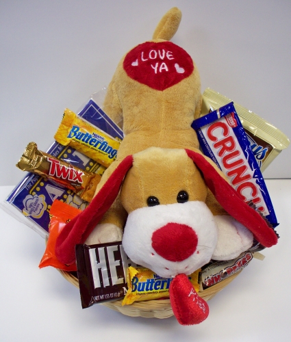 Puppy Love Snack Basket in West Monroe, LA - ALL OCCASIONS FLOWERS AND ...