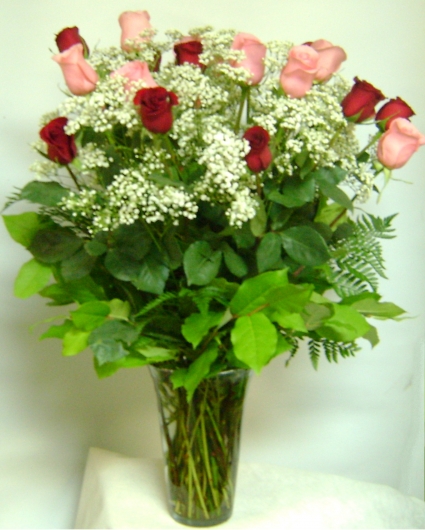 Two Dozen Half and Half in West Palm Beach, FL - FLOWERS TO GO