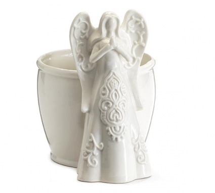 Indoor Planters Planters & Pots Home & Living White Ceramic Angel ...